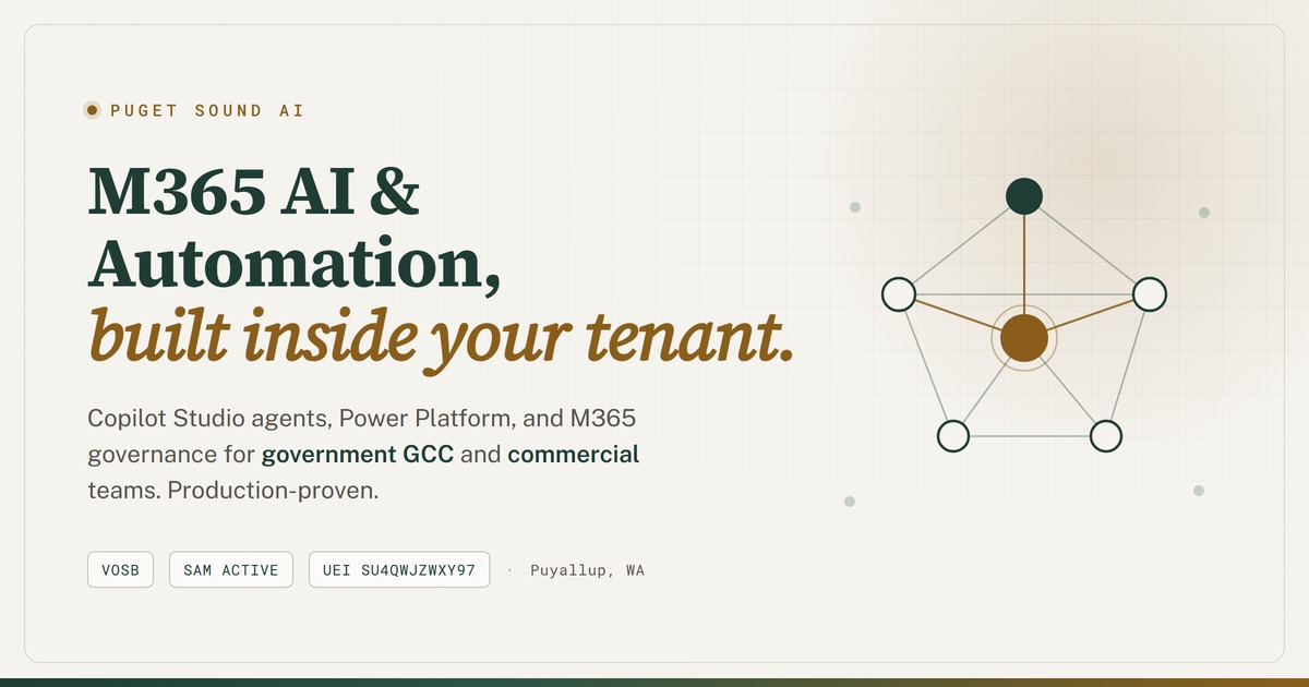 Building Real Agents in Microsoft Copilot Studio for GCC: A ...